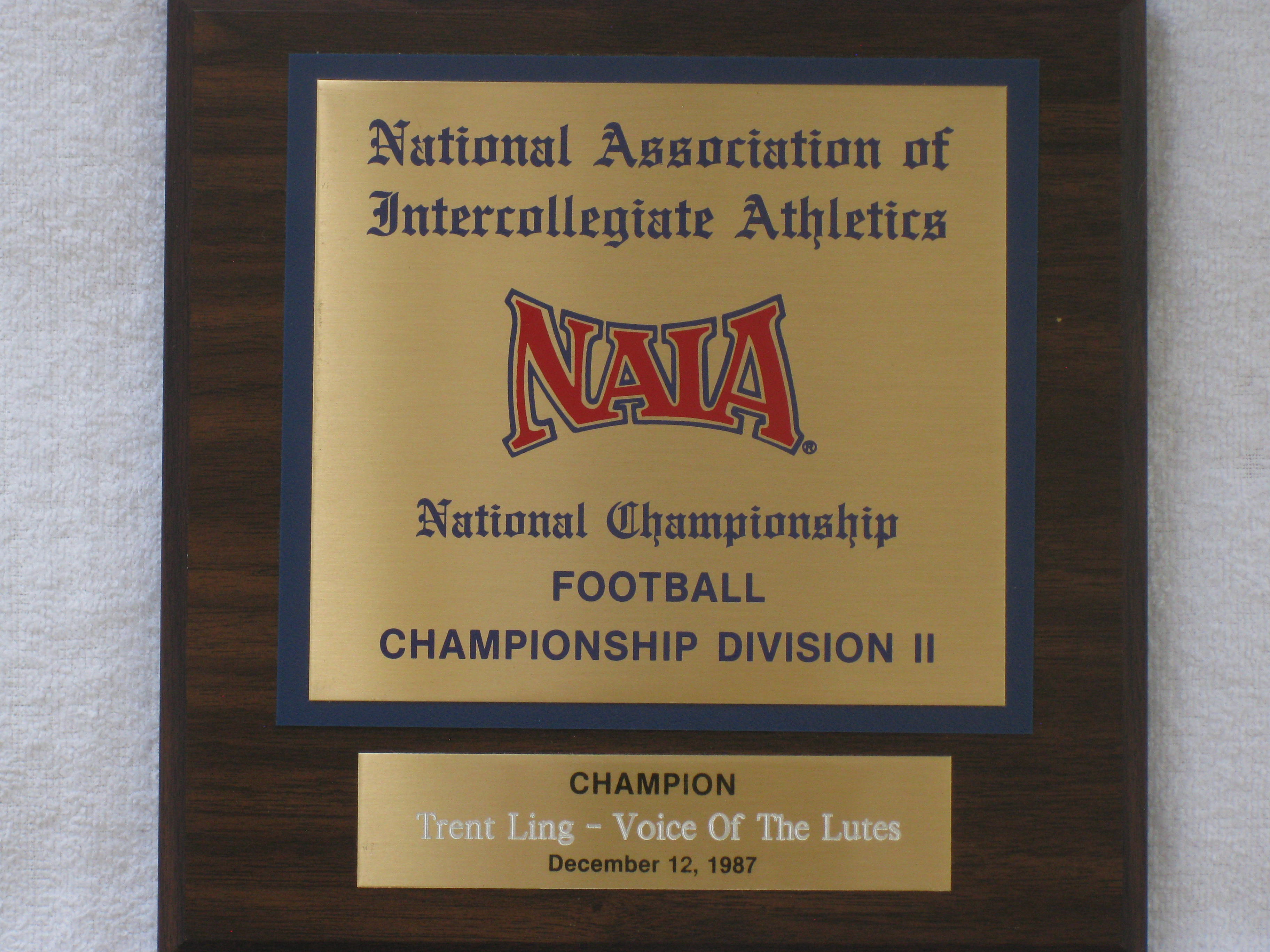 Radio: National Championship Football Broadcast | Trent Ling